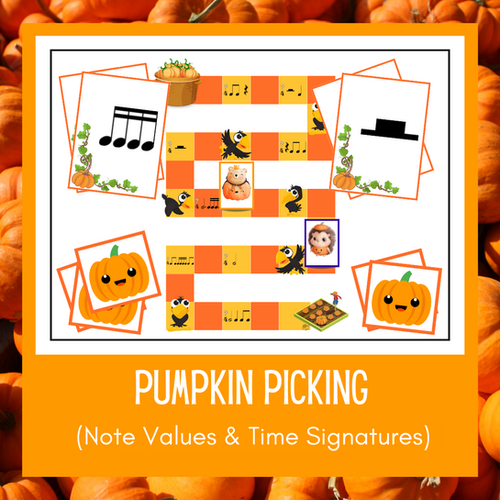 Pumpkin Picking | Note Values and Time Signature Game | BusyLittleTurtle