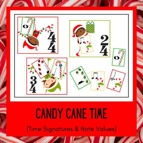 Candy Cane Time | Time Signatures Christmas Game | BusyLittleTurtle