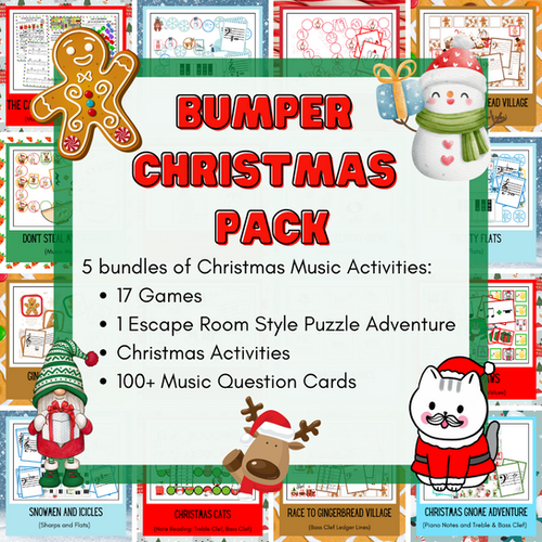 Christmas Bumper Pack | 17 Games, 1 Escape Room, 1 Activity Set, 100 ...