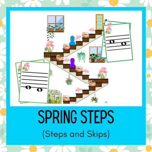 Spring Steps | Steps & Skips Game | BusyLittleTurtle