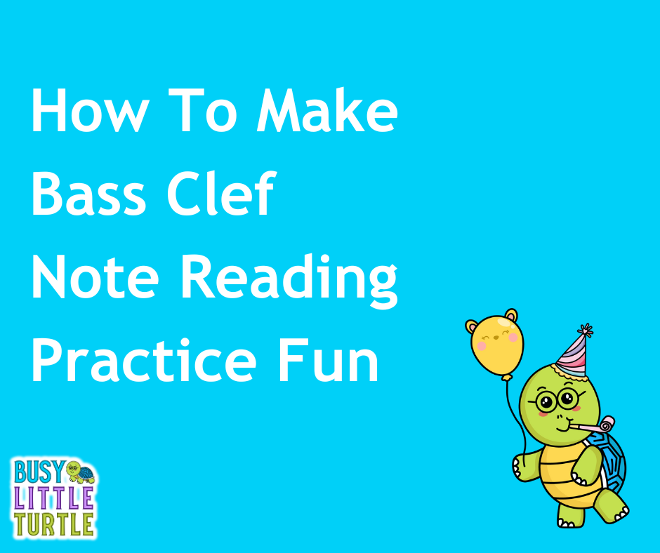 How To Make Bass Clef Note Reading Practice Fun