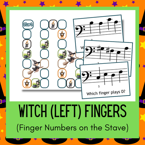 Witch (Left) Fingers | BusyLittleTurtle