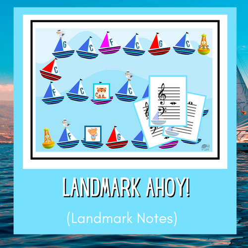 Landmark Ahoy! | Landmark Notes Game | BusyLittleTurtle