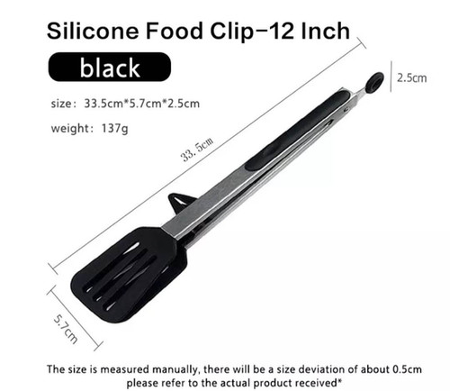 Steel Cooking Food Grip with Silicone Head | The Meat Company