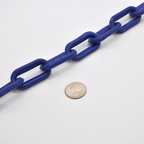 6 mm Plastic Chain Blue, Per Foot | Sugarcreek Bird Farm Store