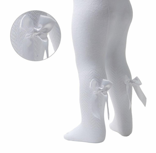 Back Bow Tights | Harper Maddison Baby