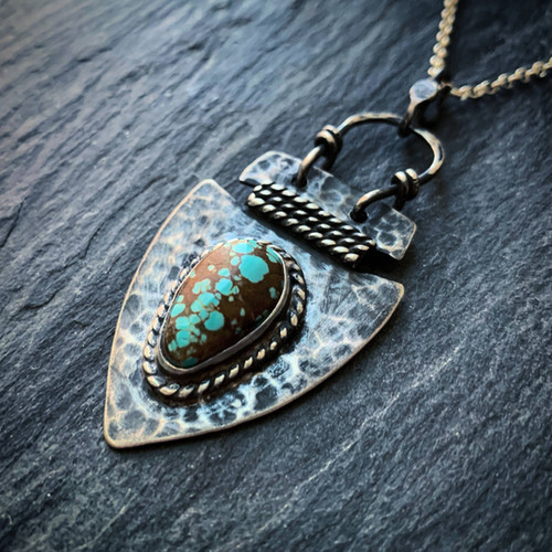 American Turquoise Pendant - Wholesale - Design: Arrowhead | raeganhough