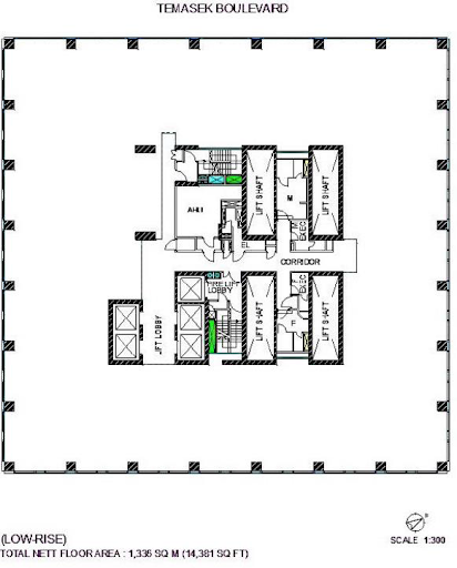 FLOOR PLAN (T1-4) | Suntec City Office Towers