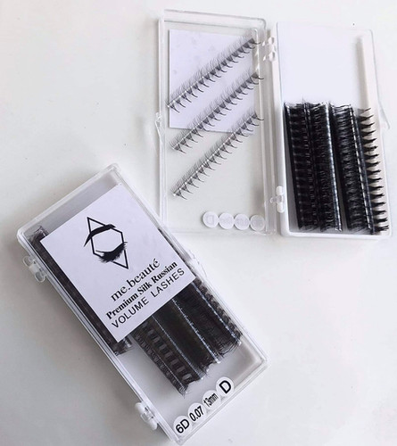 Ultra-fast 6D (0.07) Pre-made Volume Fans | Me.Beaute