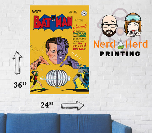 Batman #50 Comic Cover | Nerd Herd Printing
