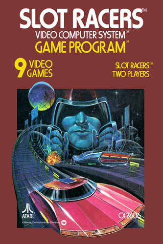 Slot Racers Atari Cover Art | Nerd Herd Printing