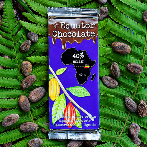 45g Classic Milk Chocolate bar - 40% Cocoa | Equator Chocolate