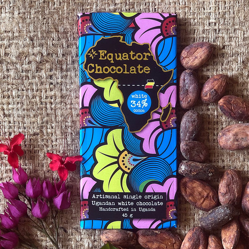 45g Premium White Chocolate - 34% Cocoa | Equator Chocolate