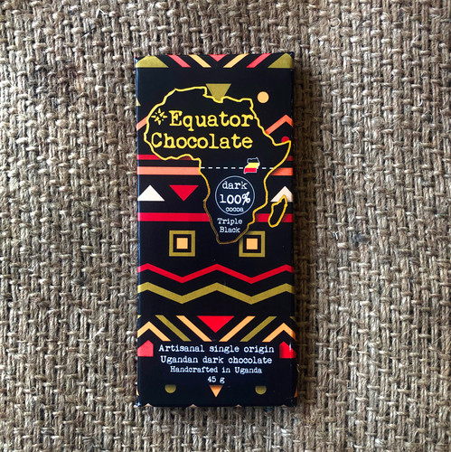 45g Premium Dark Chocolate bar - 100% Cocoa | Equator Chocolate