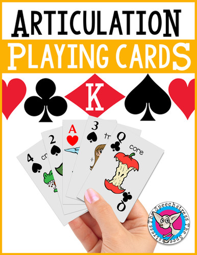 Articulation Playing Cards: K | The Speechstress