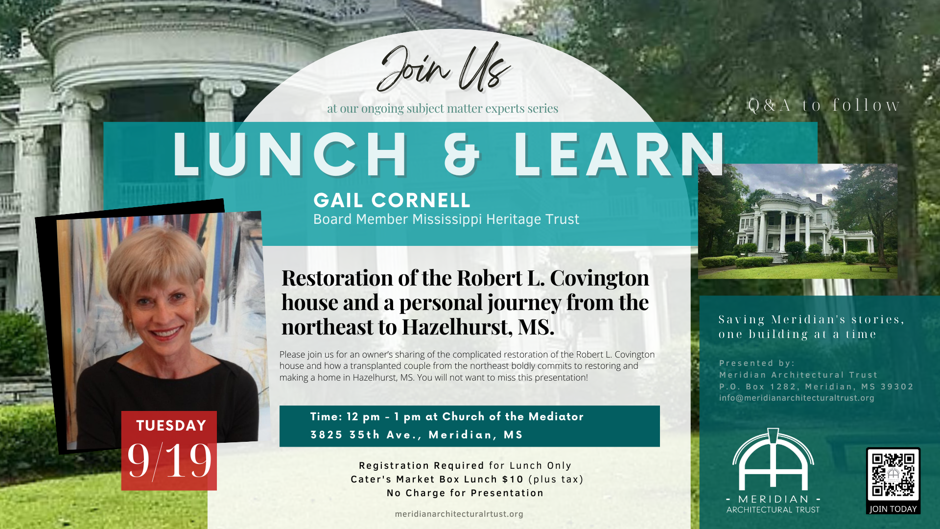 Lunch & Learn | Meridian Architectural Trust