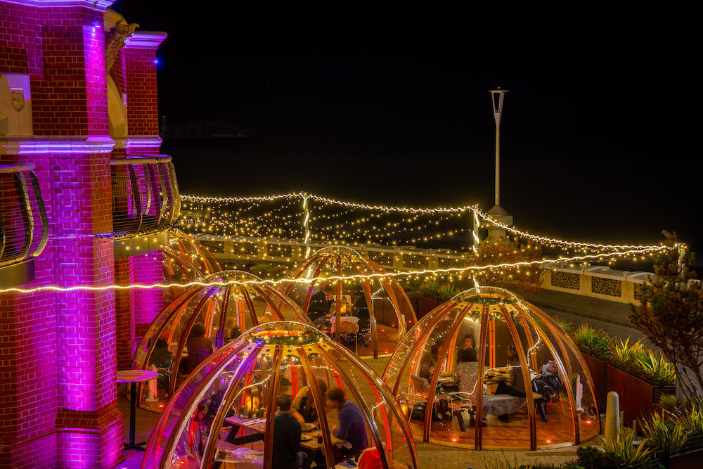 Winter Igloos by the Sea