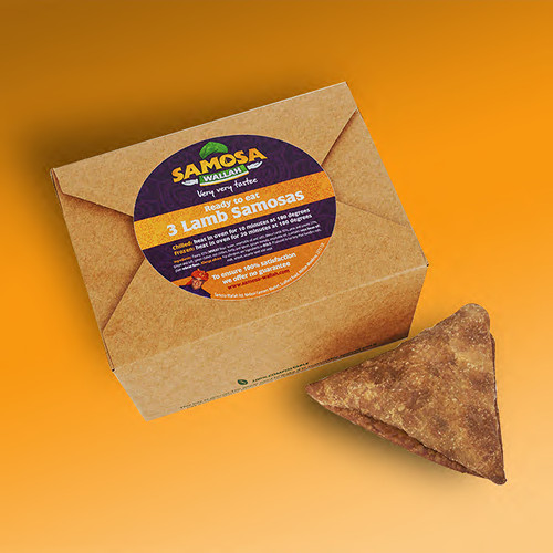 Lamb Samosas Box of 3 | Samosa Wallah