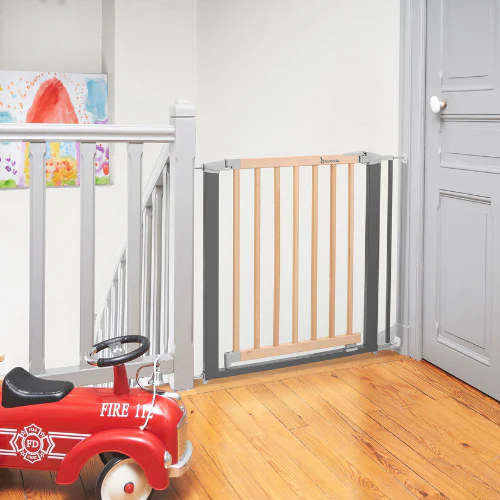 Badabulle Safe & Lock Pressure Wood/Metal Safety Gate | T’Angelina