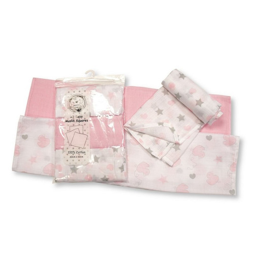 Muslin Squares Stars/Ducks 2pk | T’Angelina