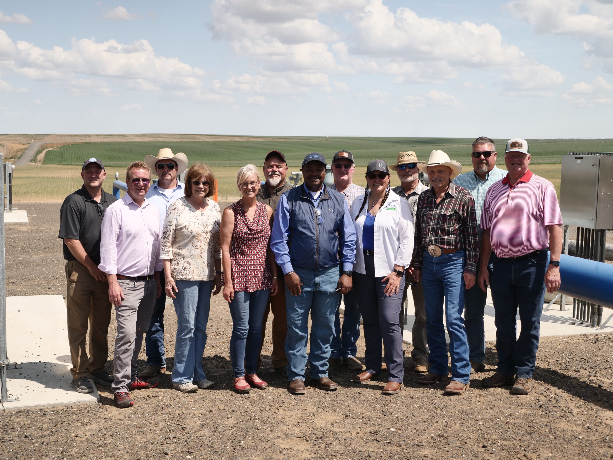 NRCS Chief Tours Odessa Groundwater Replacement Program Watershed