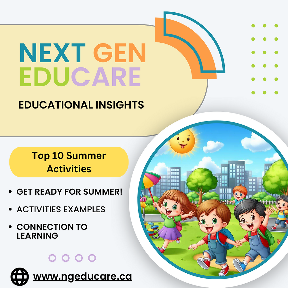 Top 10 Summet Activities for Children