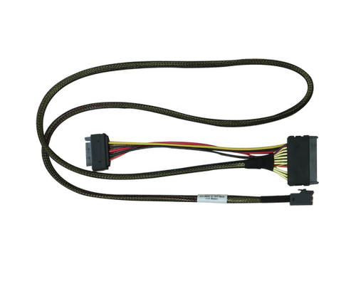 8643-8639-100 SFF-8643 to U.2 SFF-8639 cable with 15-pin SATA Power ...