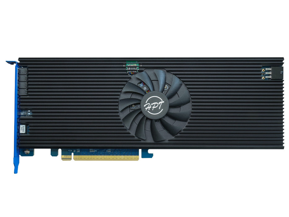 Rocket 7608A PCIe Gen5 x16 to 8-M.2x4 NVMe RAID AIC