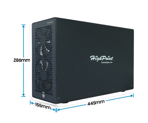 RocketStor 8631CW PCIe Gen5 x16 eGPU Expansion Chassis | HighPoint-tech.com