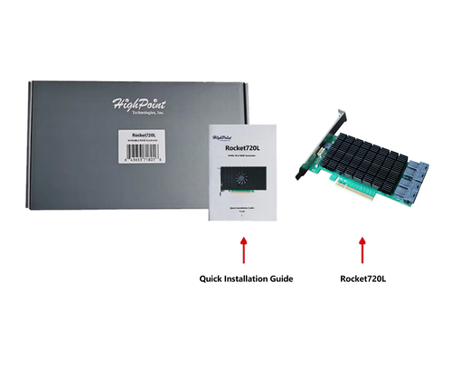 Rocket 720L Series 16 Channel 12G SAS/ 6G SATA PCIe 3.0 HBAs ...