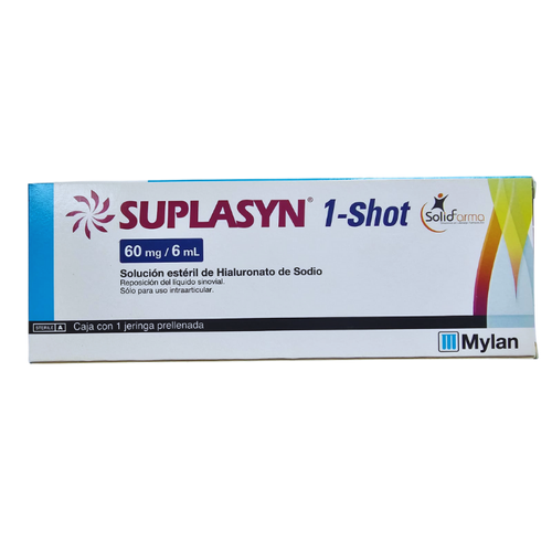 SUPLASYN 1-SHOT HIALURONATO DE SODIO 60MG./6ML. LAB. MYLAN | Pharma Link