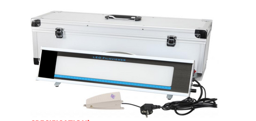 A8L LED Film Viewer with Portable Carry Aluminum Carry Case | alfatech