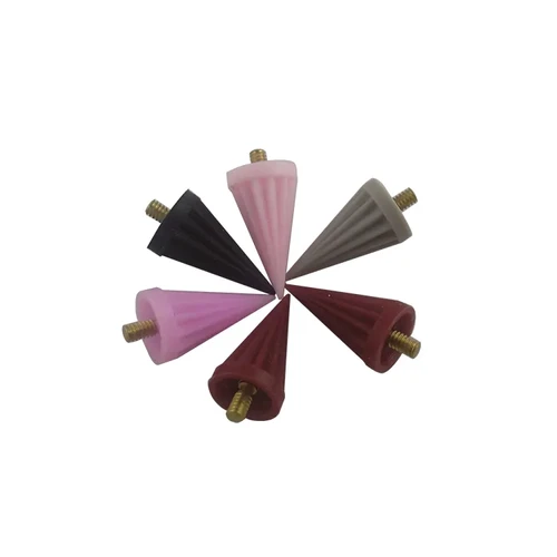 Dental Consumables Rubber Polishing Thread Screw Tapered polishing Cup ...