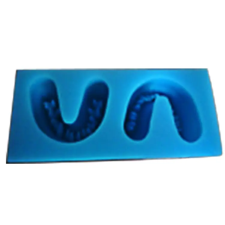 Silicon Rubber Dental Teaching Cavity Block Dental Moulds With Teeth ...