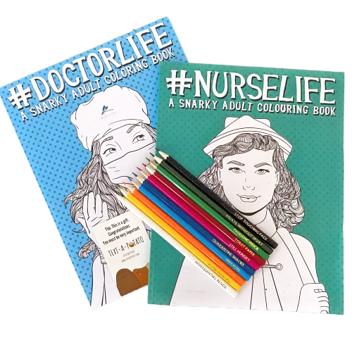 NHS COLOURING BOOK & SWEARY PENCILS | textapotato