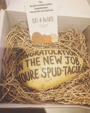 TEXT A POTATO - Examples