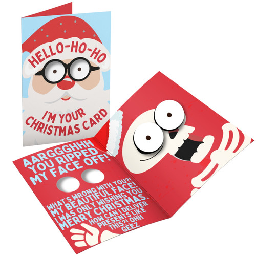 Scream & Shake Santa Card | Unhinged Gifts