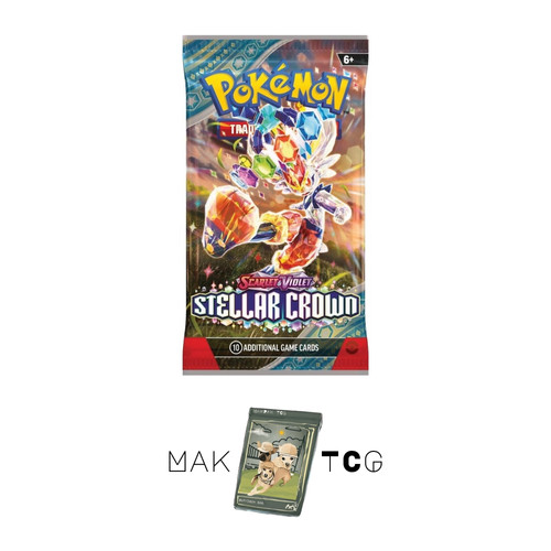 Stellar Crown Booster Pack (Pokemon / Scarlet & Violet / SCR EN ...
