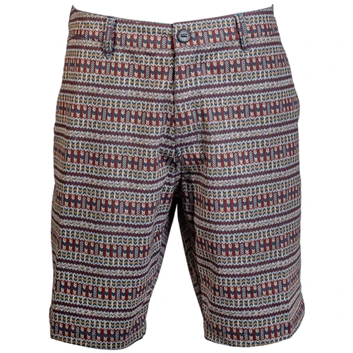 HYBRID SHORT ATHLETIC FIT BROWN/BLACK AZTEC | HC Clothing