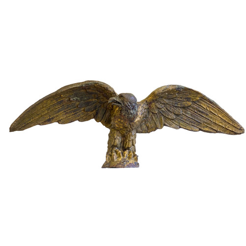 Large Copper Architectural Eagle | Sylvia Antiques