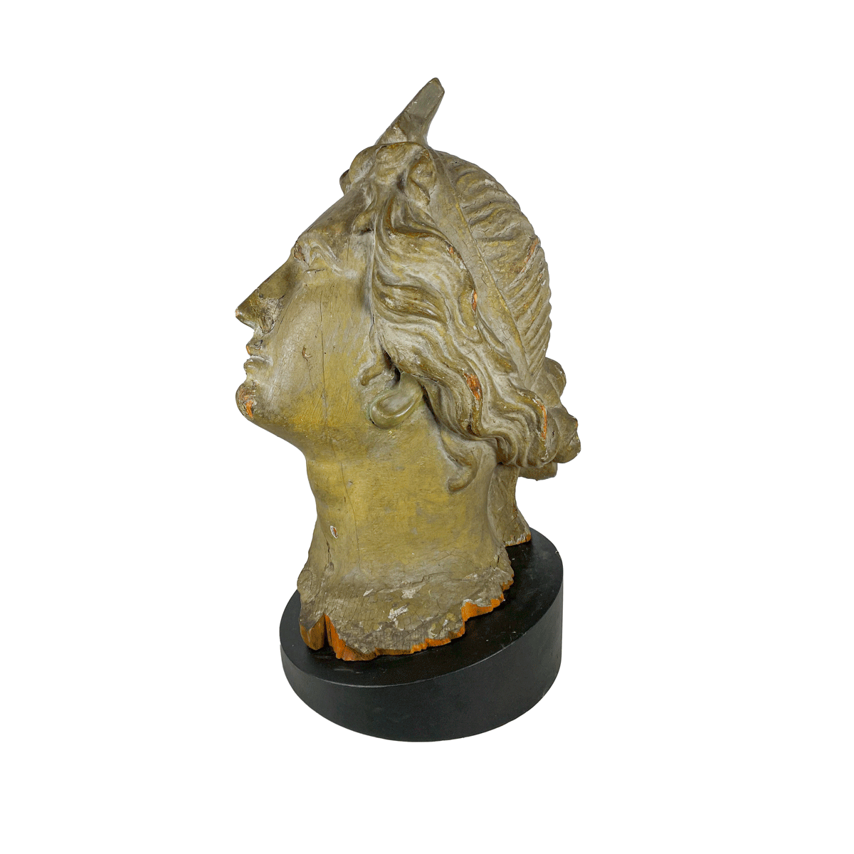 Carved Form of Lady Liberty Head | Sylvia Antiques