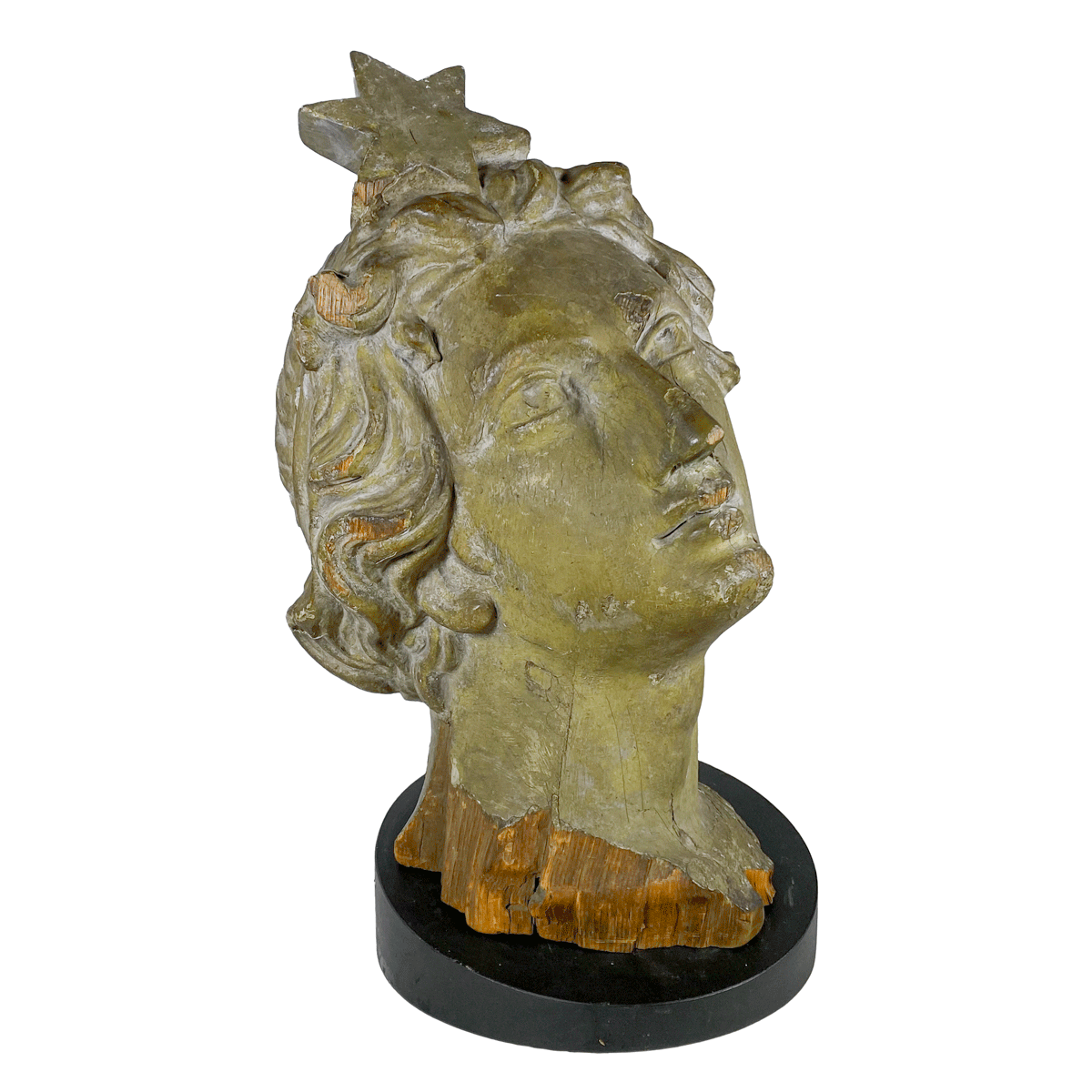 Carved Form of Lady Liberty Head | Sylvia Antiques