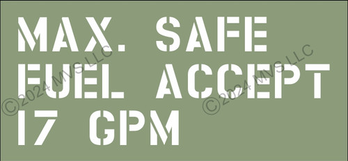 Max Fill Rate | Mil Vehicle Stencils