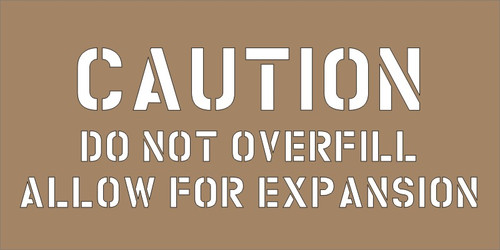 Overfill MB GPW - Oil Board | Mil Vehicle Stencils