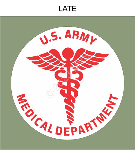 Caduceus Stencil Late WW2 | Mil Vehicle Stencils