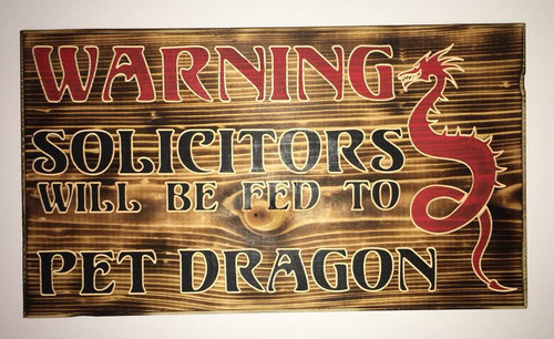 Warning sign for solicitors | Geekology Lab