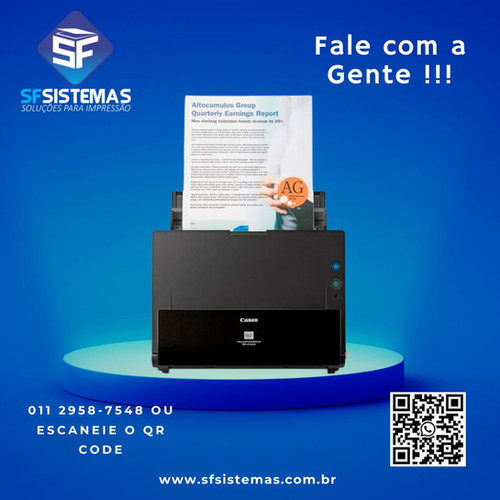 Scanner de Mesa Canon A4 DR | SF Sistemas