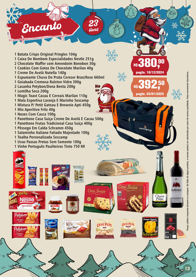 Catálogo de Natal 2024 | Sescamp Cestas