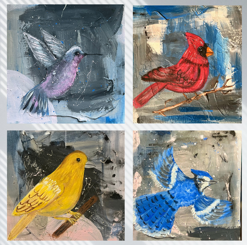 Free Birds Art Print | Autumn Flynn Art