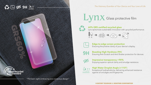 PC123︱Lynx Glass Protective Film iPhone Screen Protection | E-Century 圓凱科技